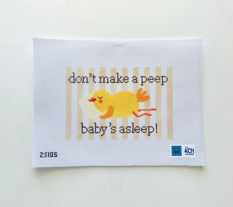 Ziggy Stitches Needlepoint Don't Make a Peep – Erica Wilson